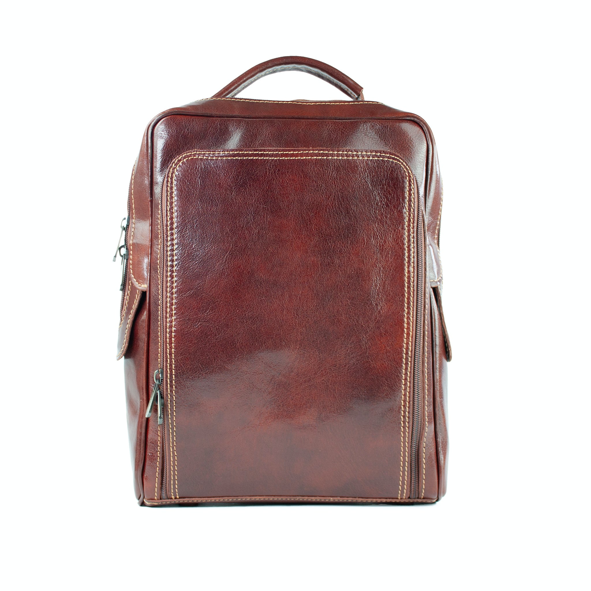 Robust leather backpack GABRIEL made in Italy | lePelou – le-pelou