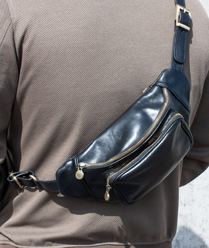 Unisex Bauchtasche TINO aus Leder made in Italy | lePelou – le-pelou