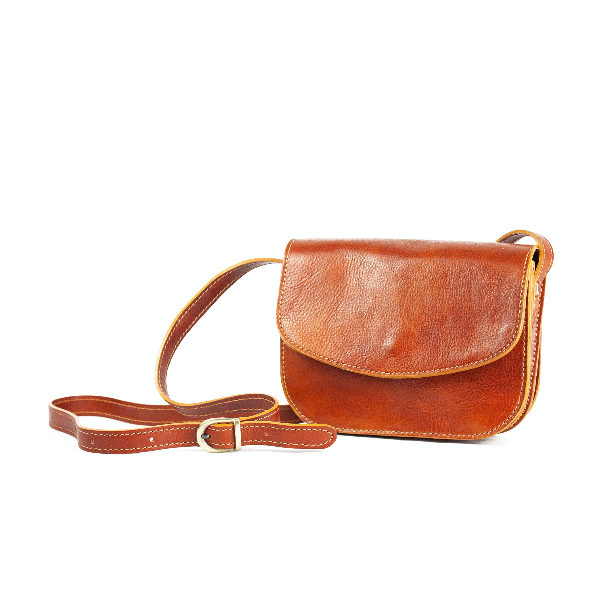 Leder Umhängetasche ELLA im Vintagestil made in Italy | lePelou – le-pelou