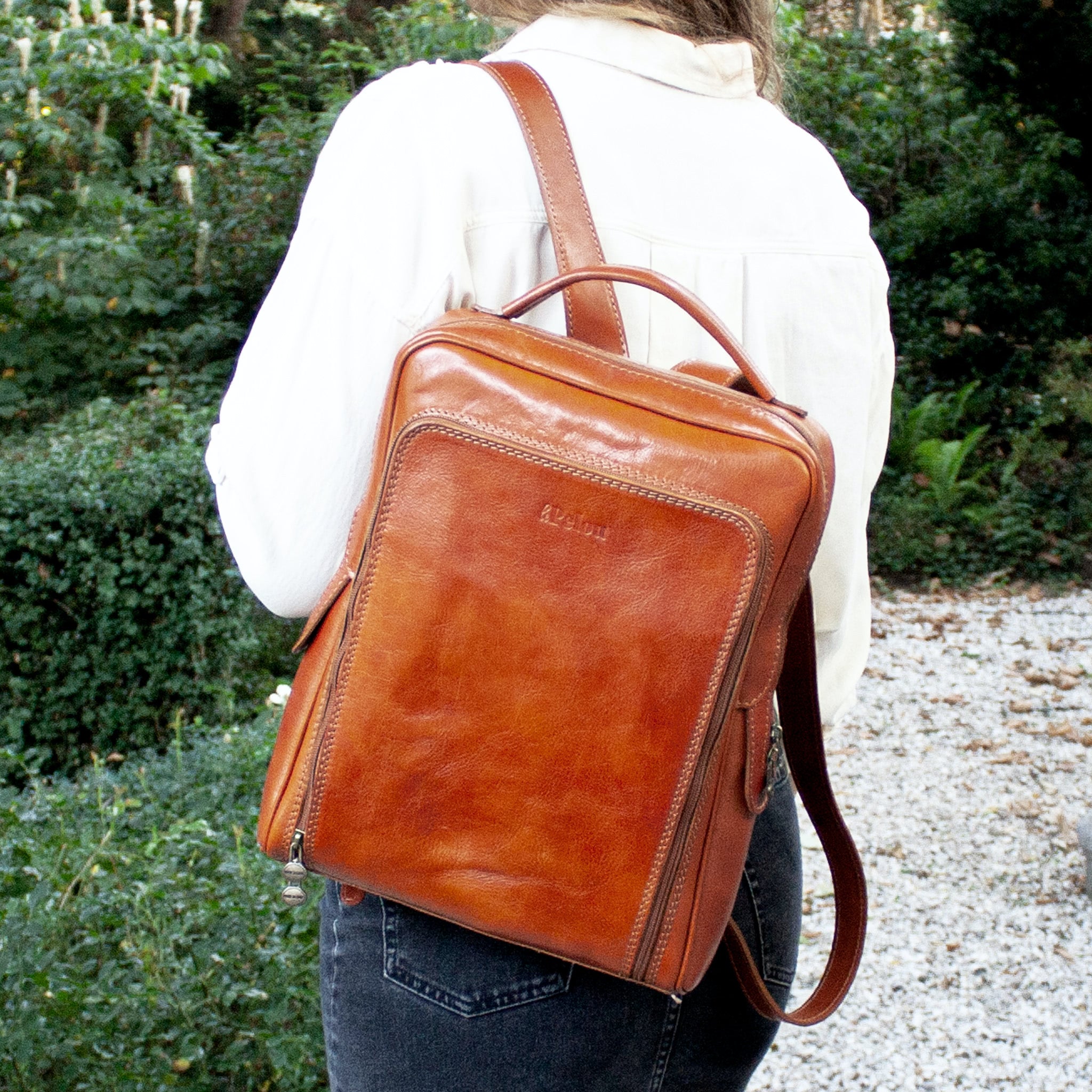 Robuster Leder Rucksack GABRIEL made in Italy | lePelou – le-pelou
