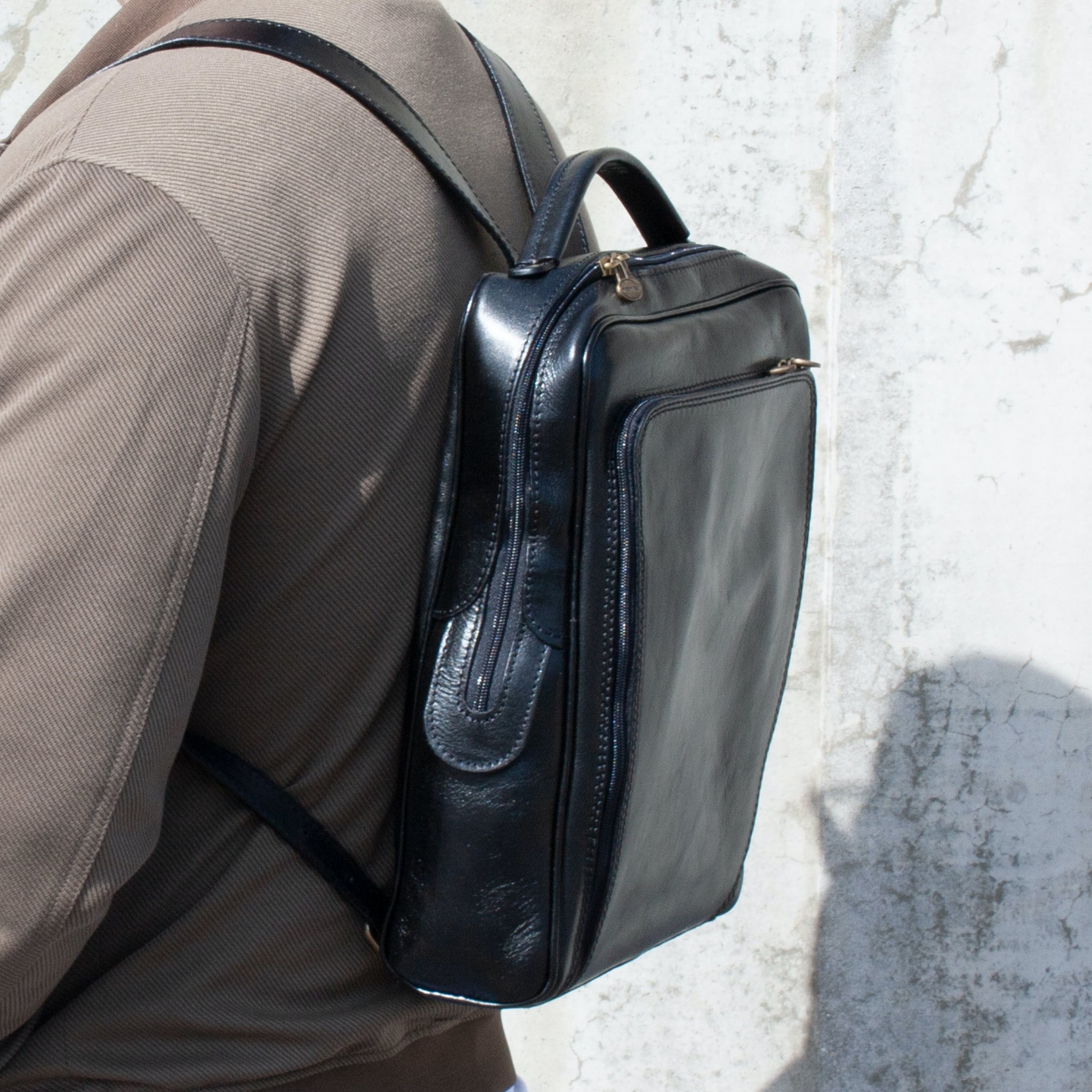 Robuster Leder Rucksack GABRIEL made in Italy | lePelou – le-pelou